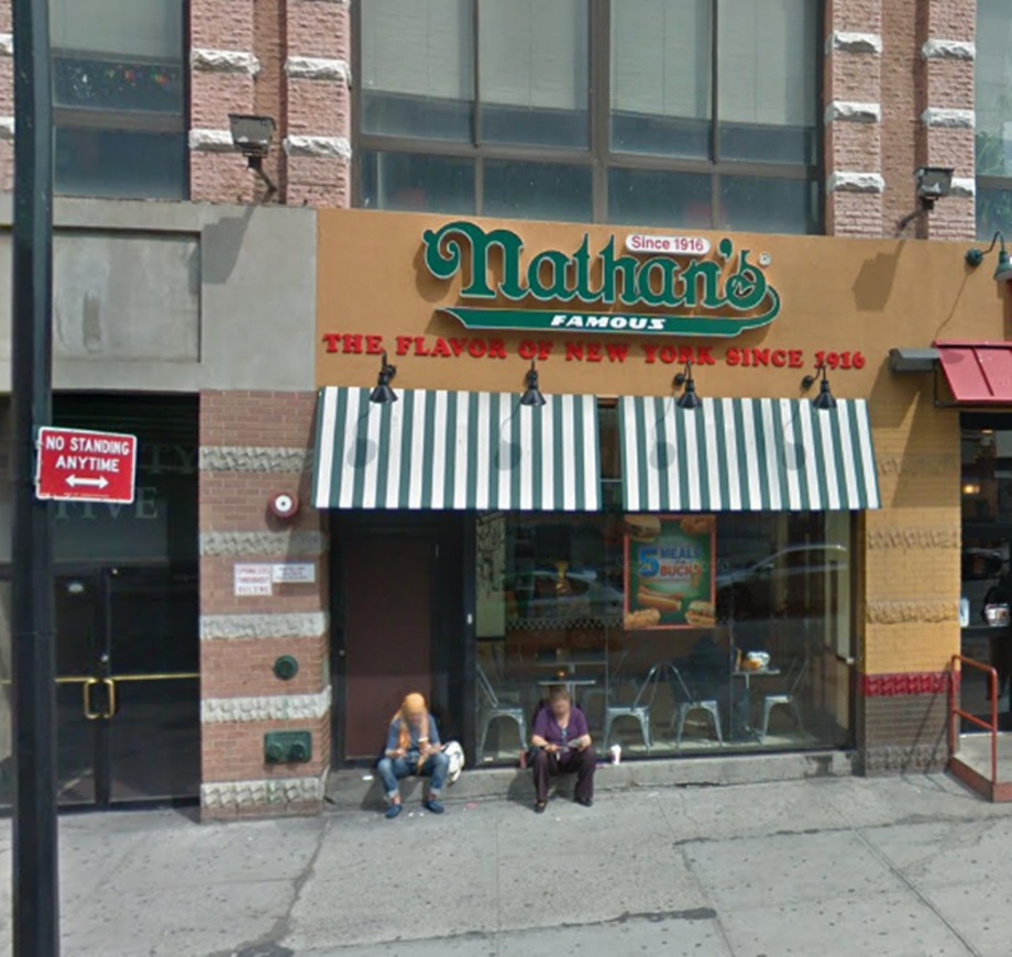 Nathan's Famous in Fort Greene, Brooklyn